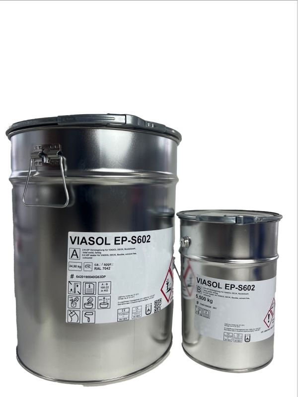 VIASOL EP-S602 Ral 7030 11kg 2K-Versiegelung